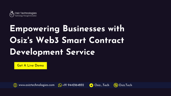 Web3 Smart Contract Development | Osiz